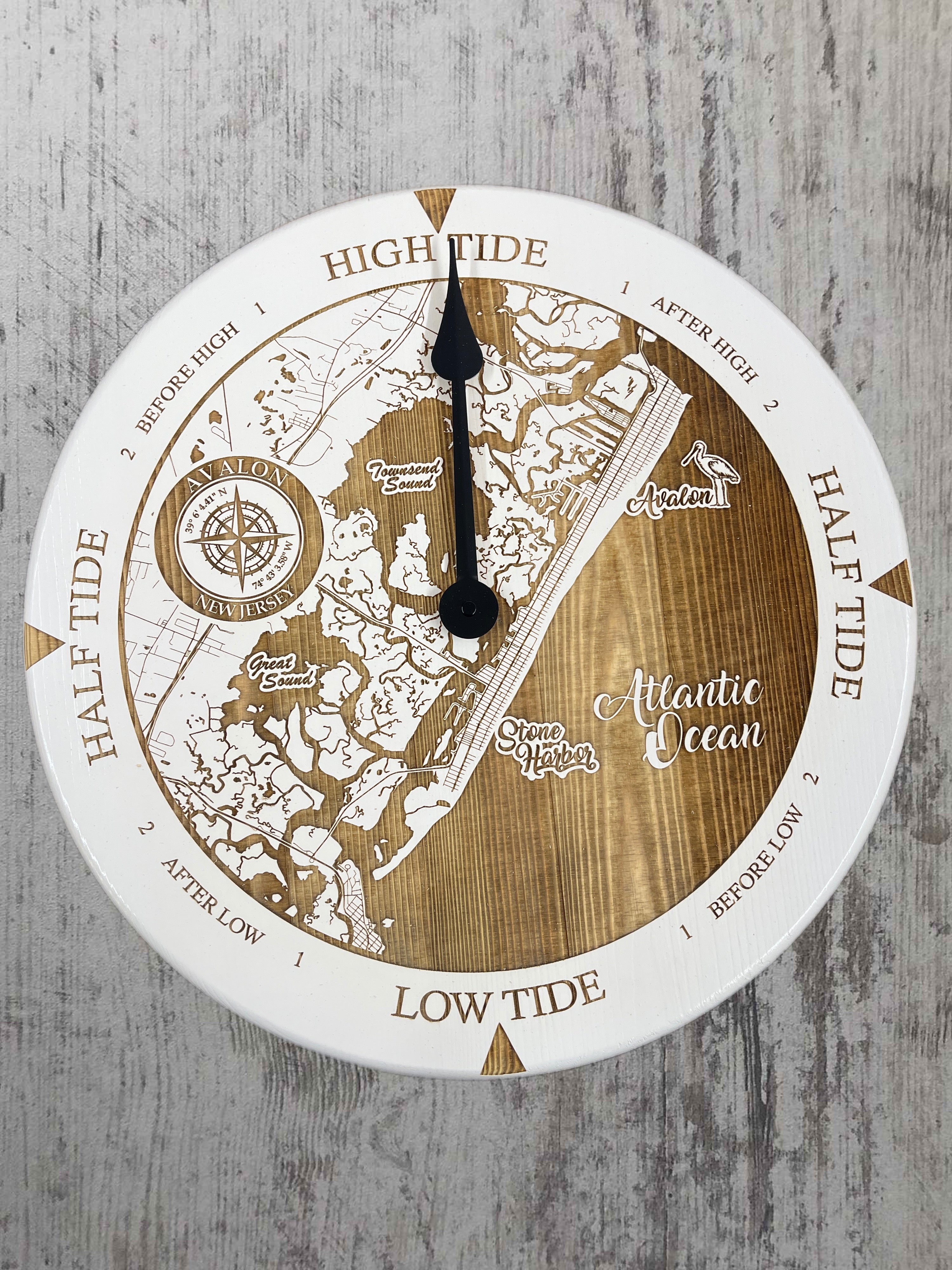 Avalon, NJ | Lowcountry Tide Clocks