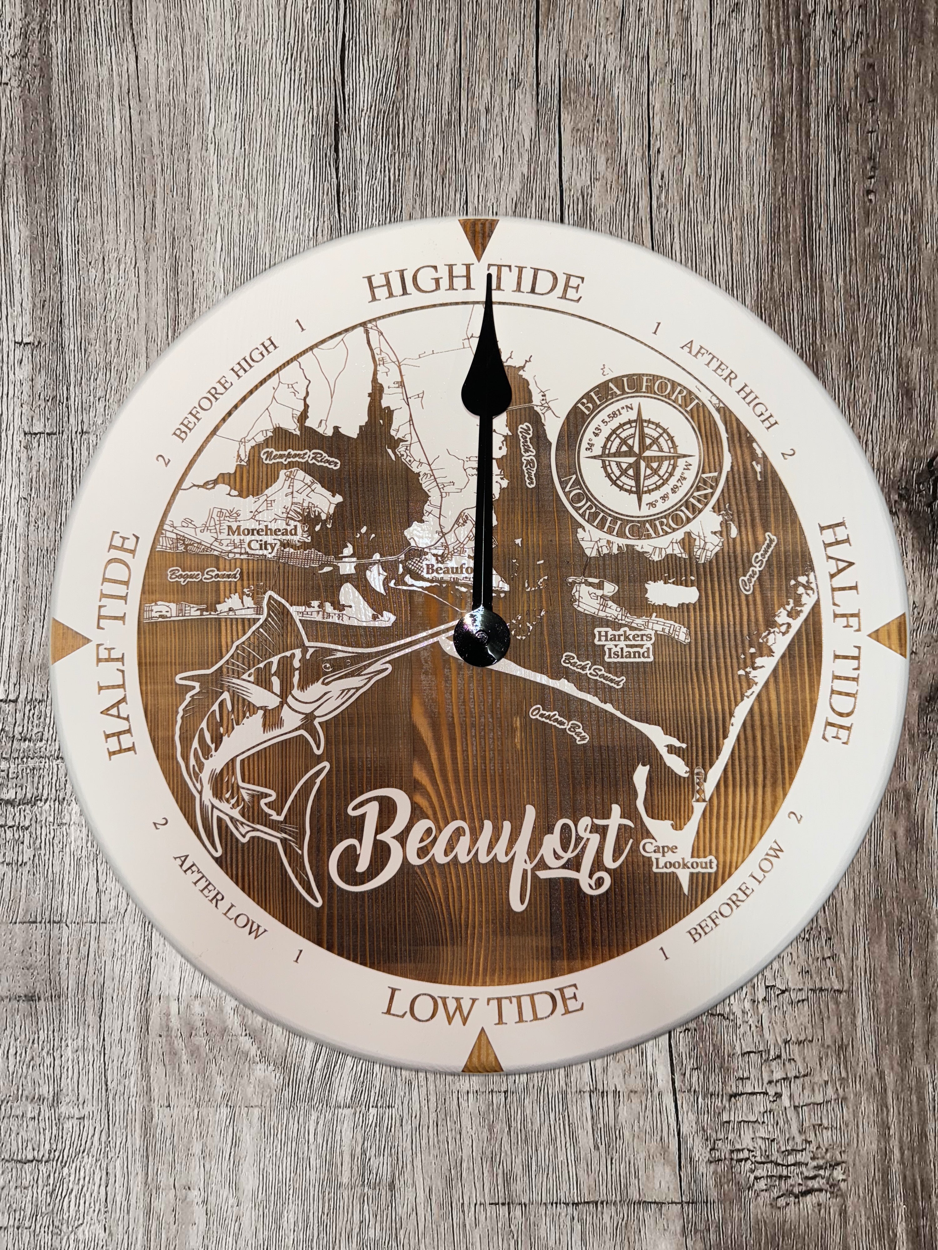 Beaufort, NC Tide Clock | Lowcountry Tide Clocks