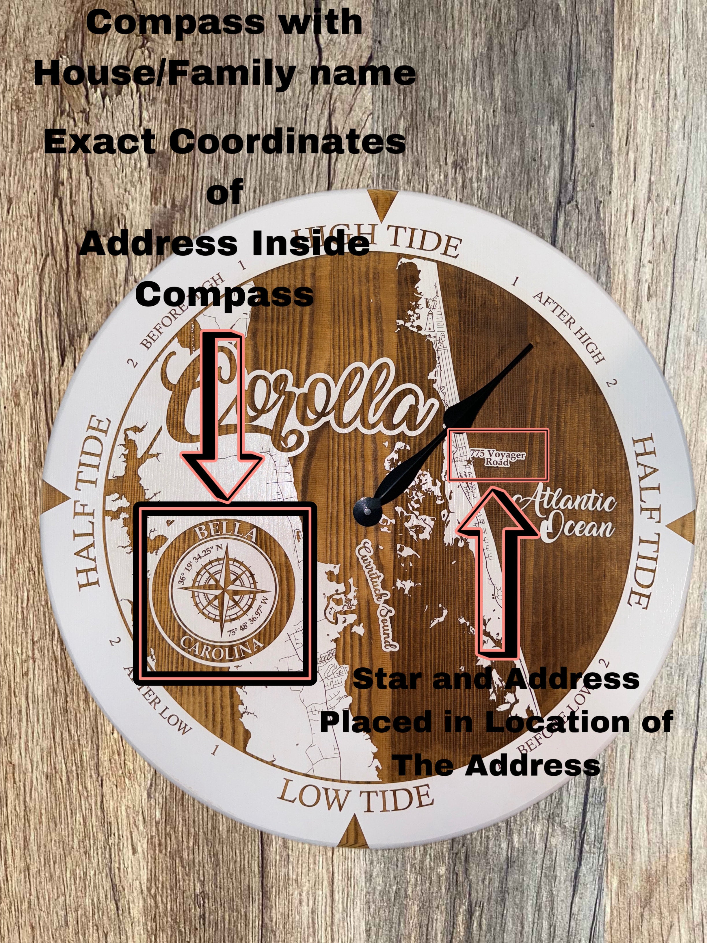Personalization | Lowcountry Tide Clocks
